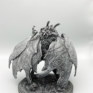 Mothman Statue, Hand Painted Resin Sculpture | Cryptozoology Creature ...