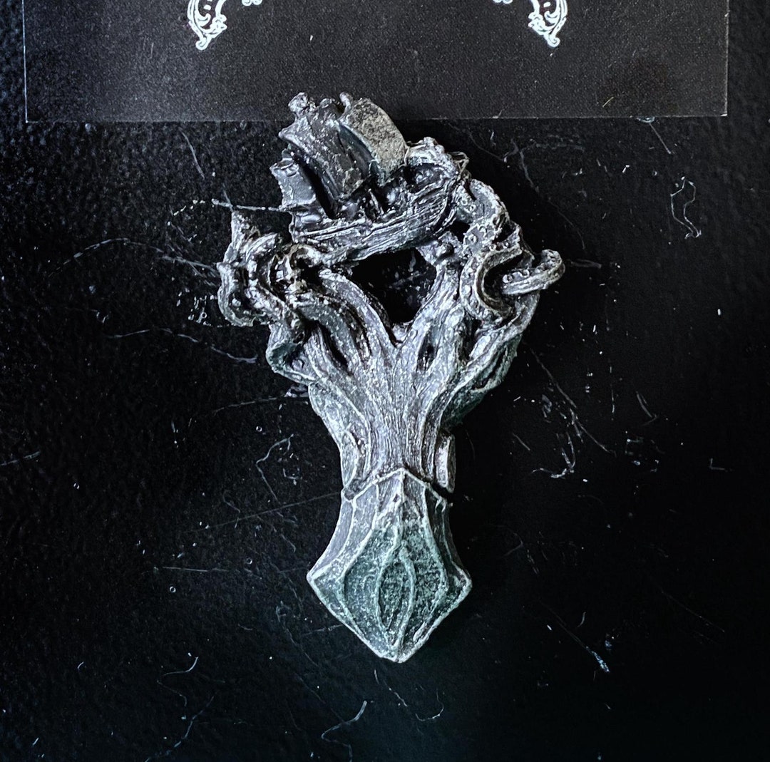 Kraken Giant Squid Magnet, Hand Painted Resin Sculpture Mythic Fantasy ...