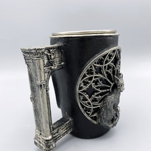 Cat and Gothic Cathedral Window Mug - Etsy