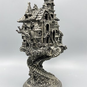 Haunted Mansion, Resin Sculpture With LED Tea Light | Victorian Gothic ...