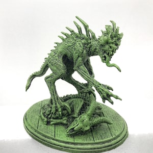 Chupacabra Statue, Hand Painted Resin Sculpture |cryptozoology Creature ...