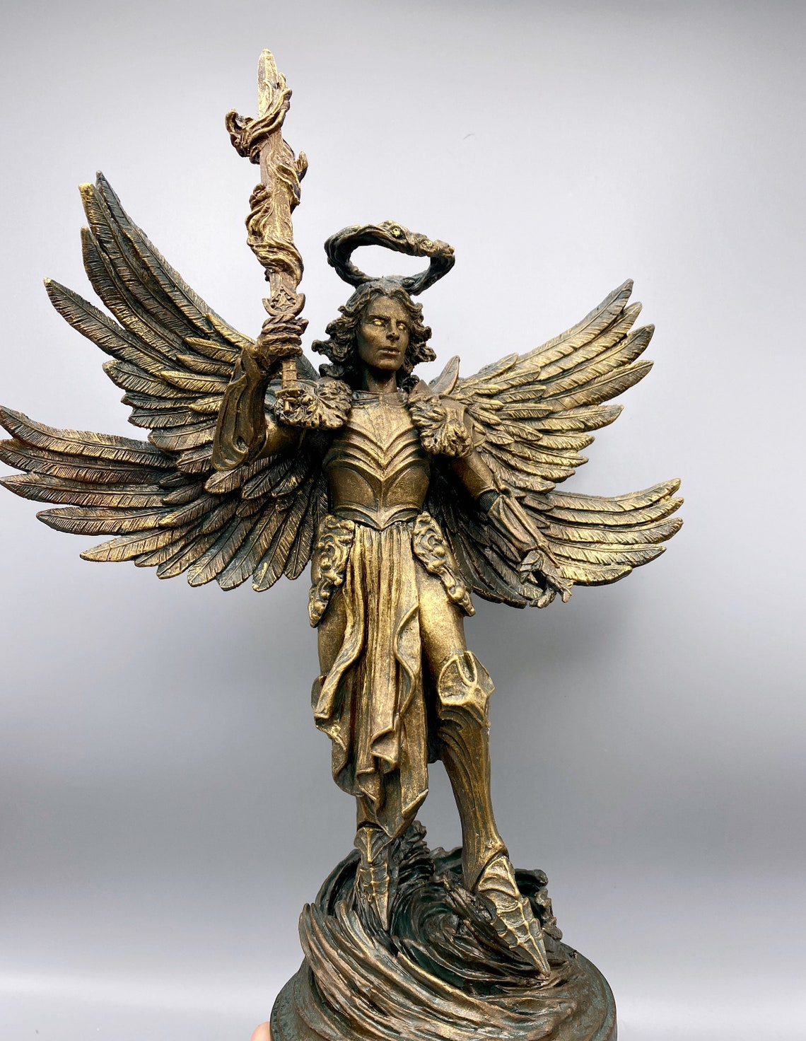 Saint Michael the Archangel Statue - Etsy