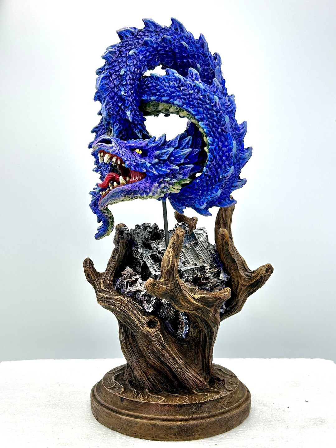 Ouroboros, World Serpent Statue, Full Color - Etsy