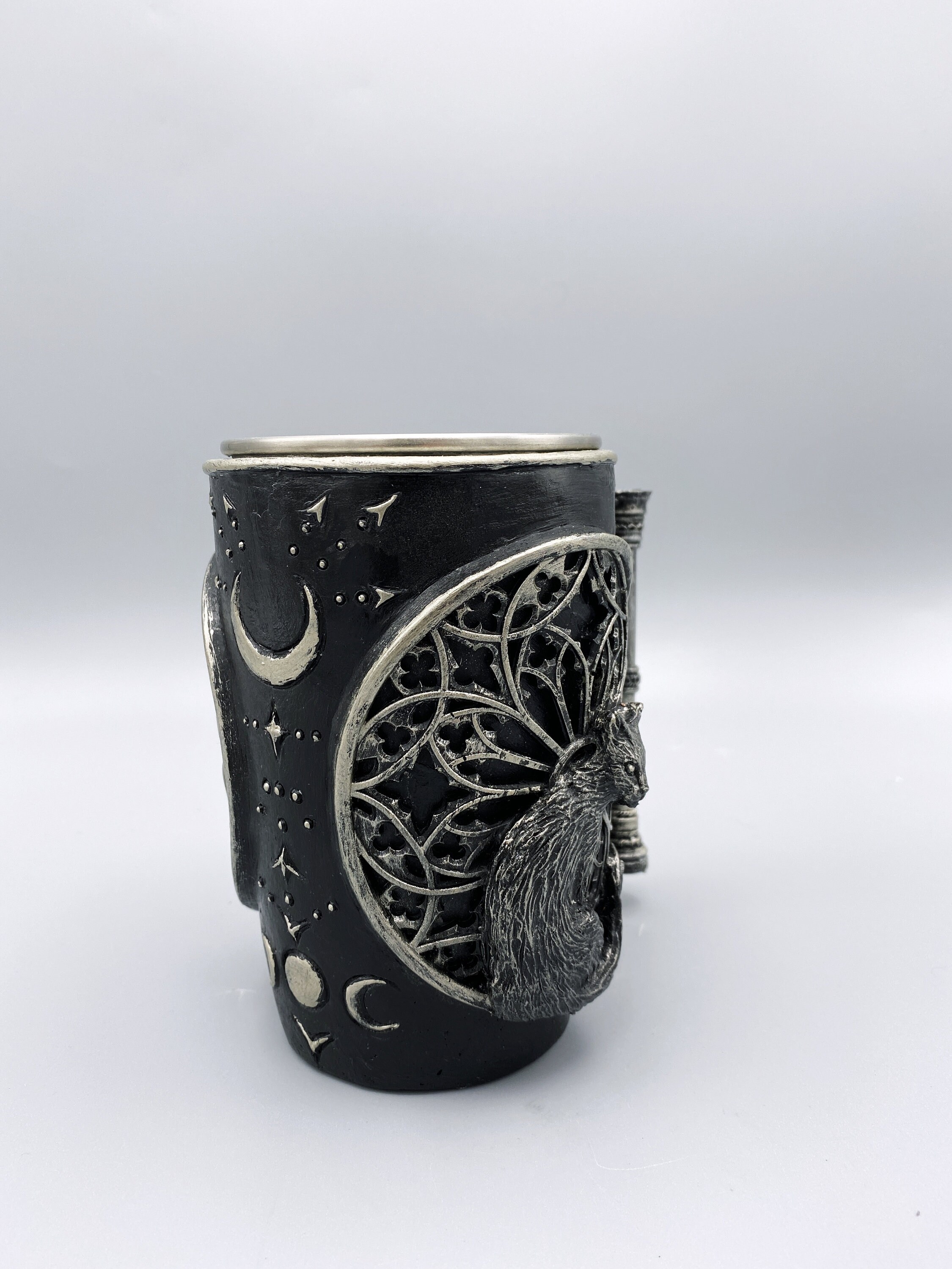 Cat and Gothic Cathedral Window Mug | Etsy