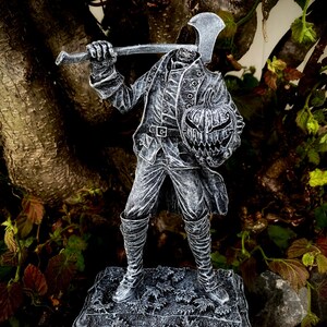 Headless Horseman Statue, Hand Painted Resin Sculpture | Gothic Legend ...