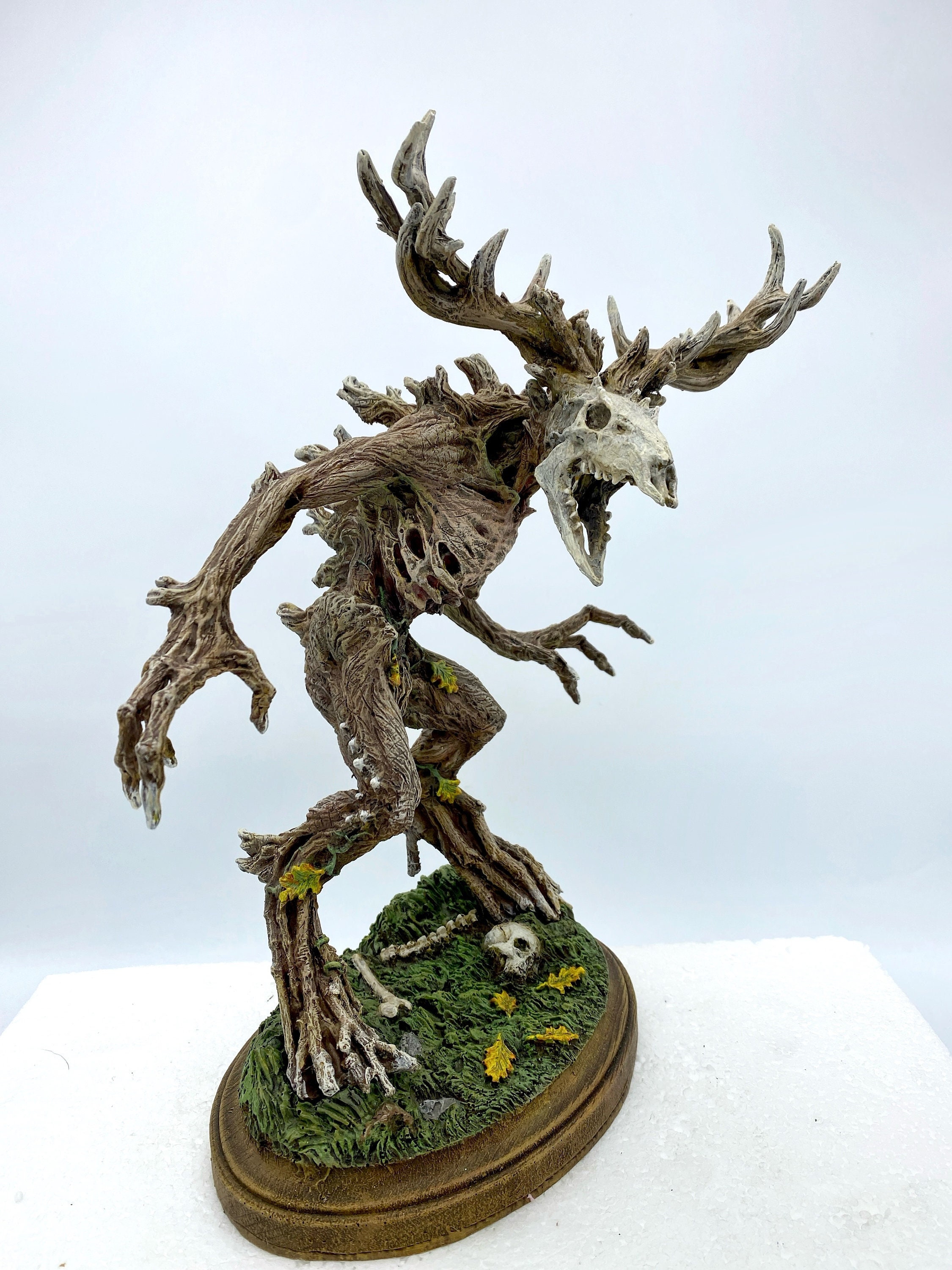 Leshen/ Wendigo Statue, Full Color Sculpture | Mythical Creature ...