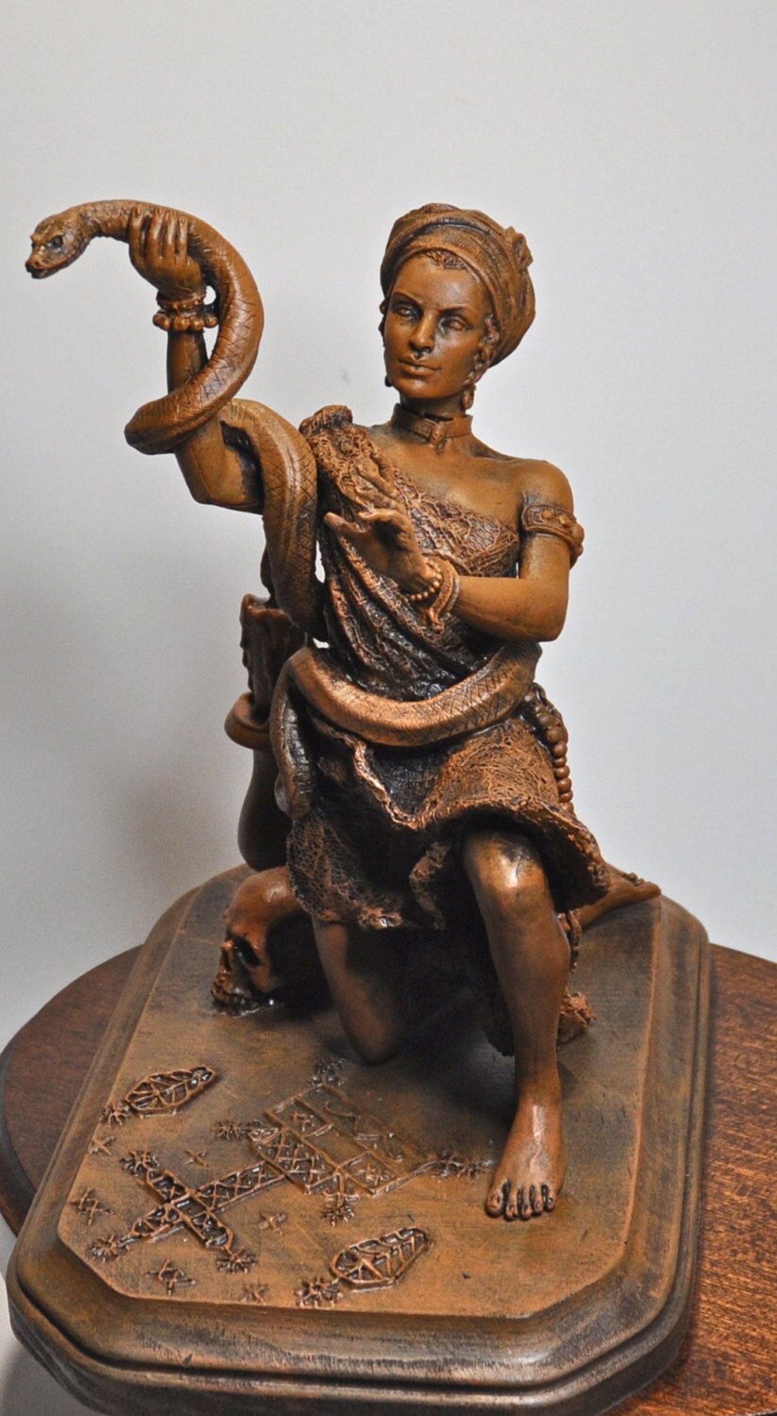 Marie Laveau Voodoo Queen of New Orleans Wood Finish - Etsy