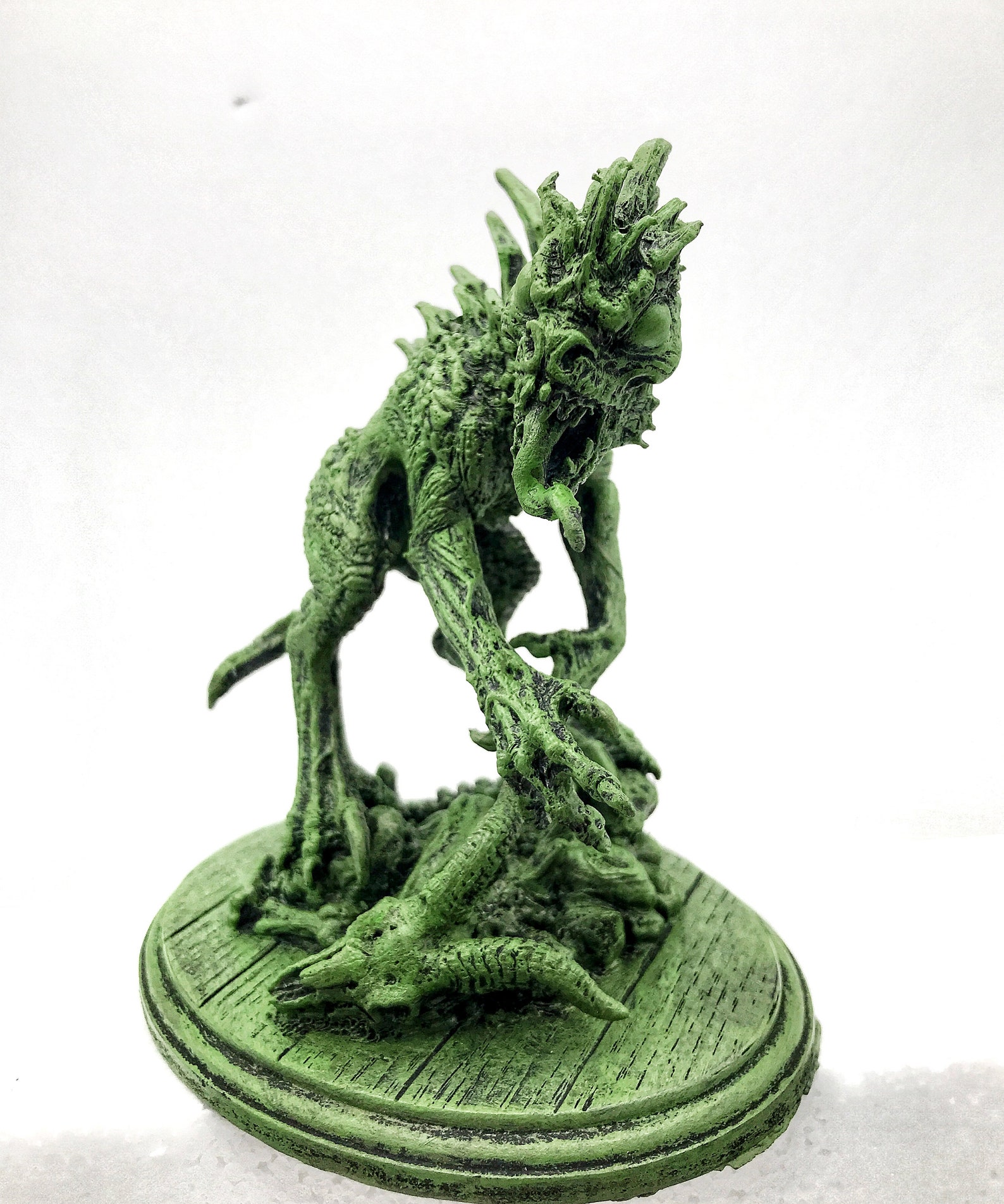 Chupacabra Statue, Hand Painted Resin Sculpture |cryptozoology Creature ...