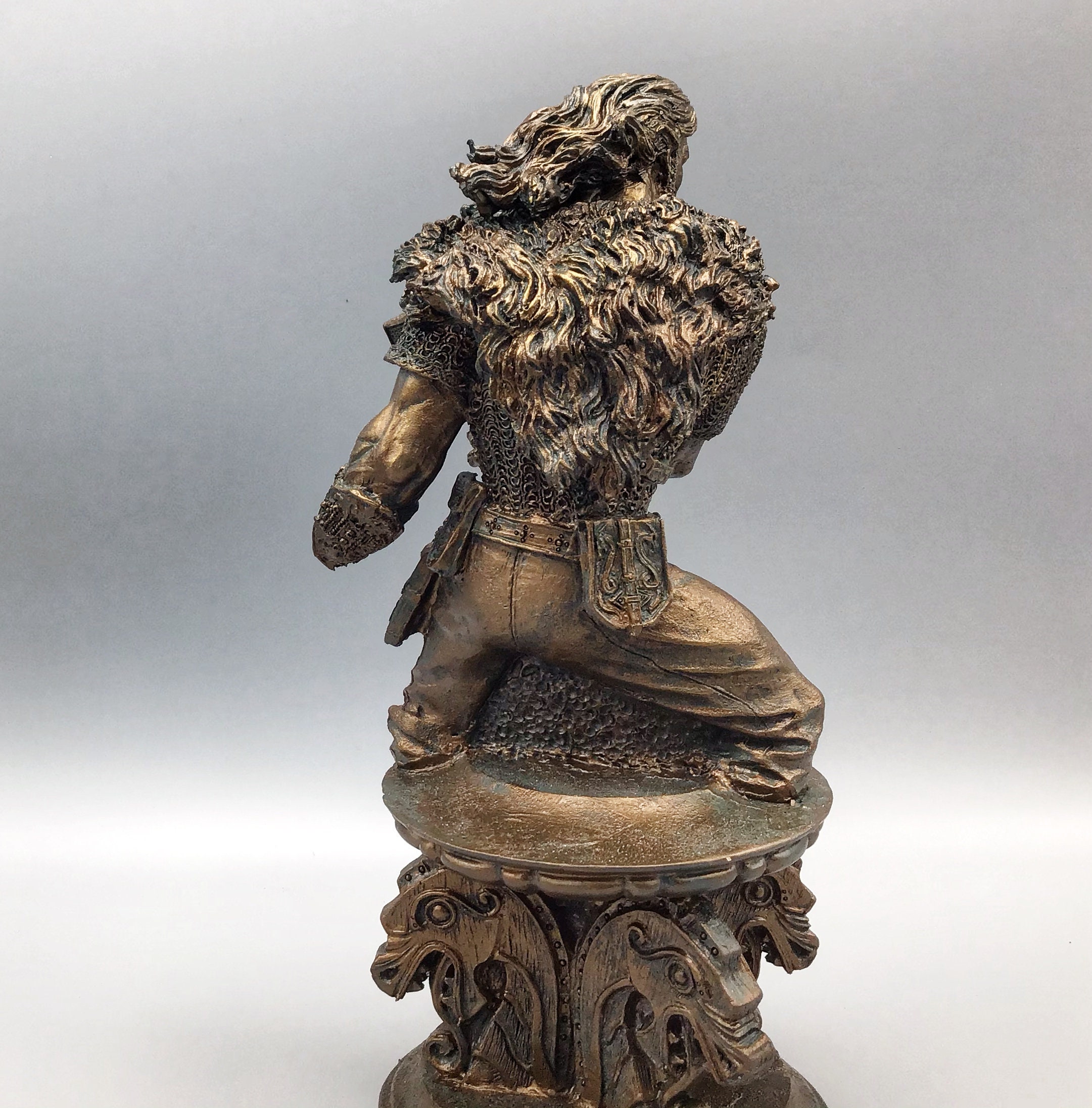 Thor Bust, Hand Painted Resin Sculpture | Norse Mythology Figurine ...