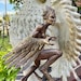 Harpy Statue, Hand Painted Resin Sculpture | Mythical Creature Figurine ...
