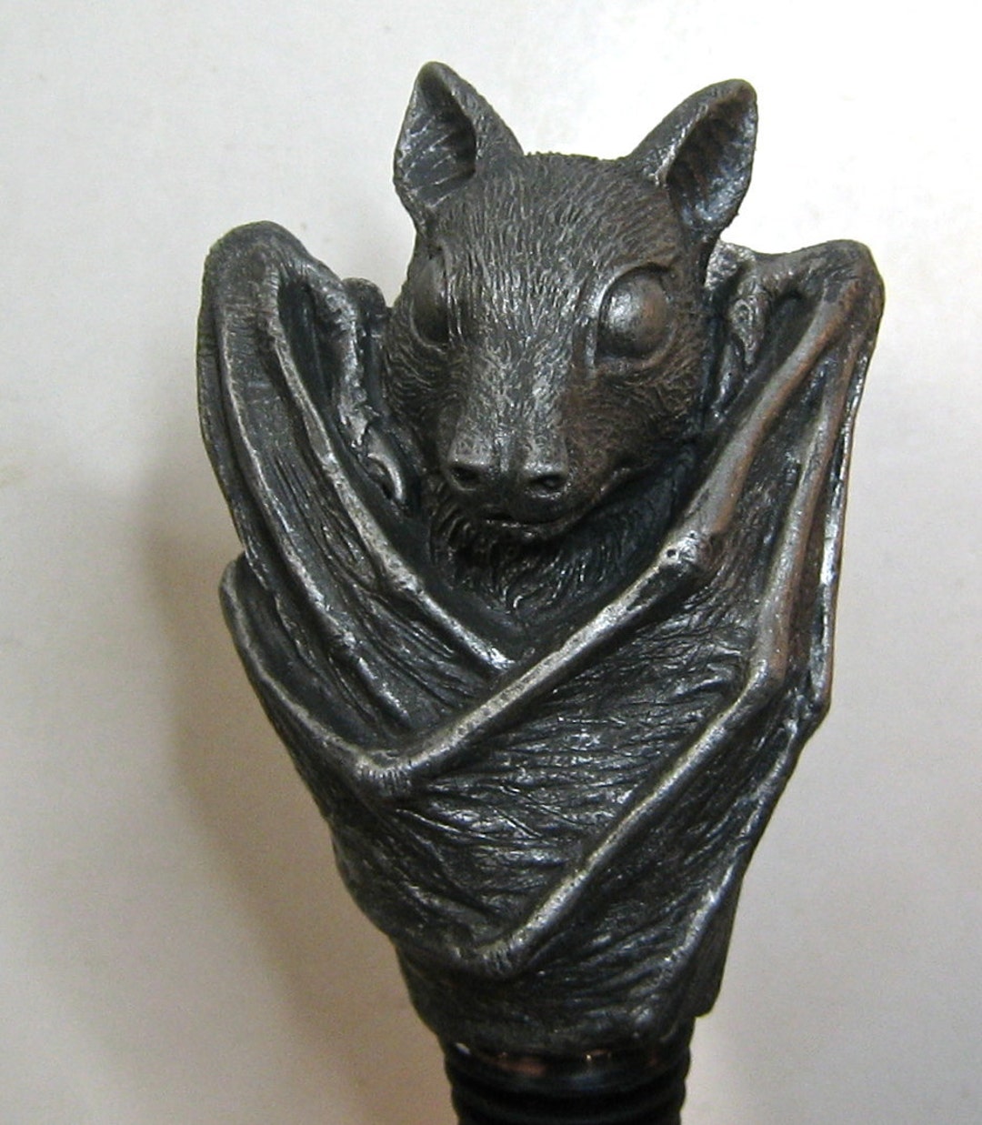 Fruit Bat Wine Stopper, Hand Painted Resin Sculpture Gothic Art Barware ...