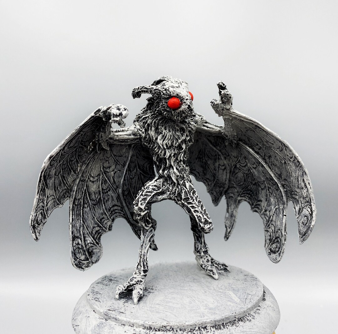Mothman Statue, Half Scale Resin Sculpture Cryptozoology Creature ...