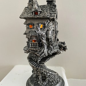 Haunted Mansion, Resin Sculpture With LED Tea Light | Victorian Gothic ...