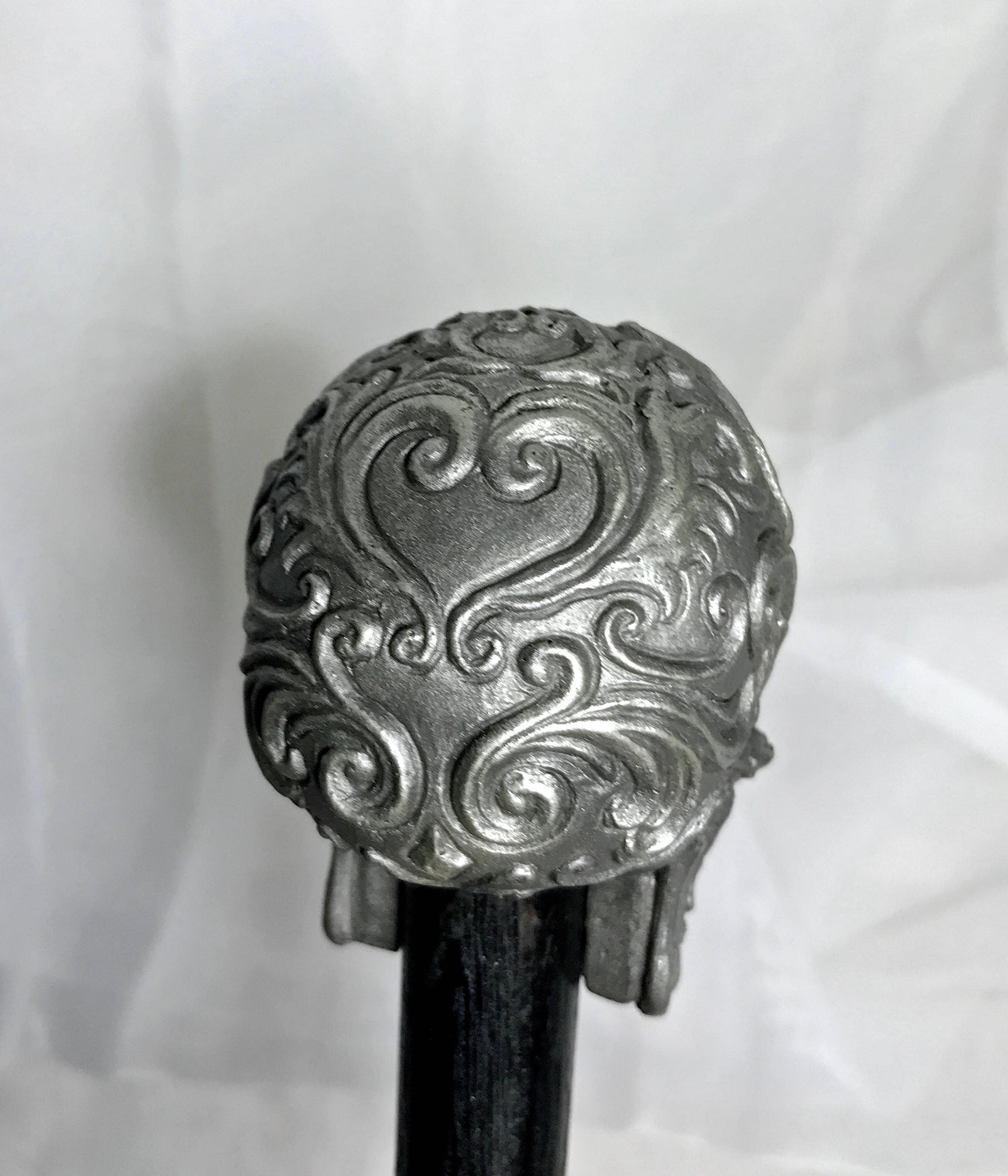 Ornate Skull Cane, Hand Sculpted Walking Stick | Victorian Gothic Cane ...
