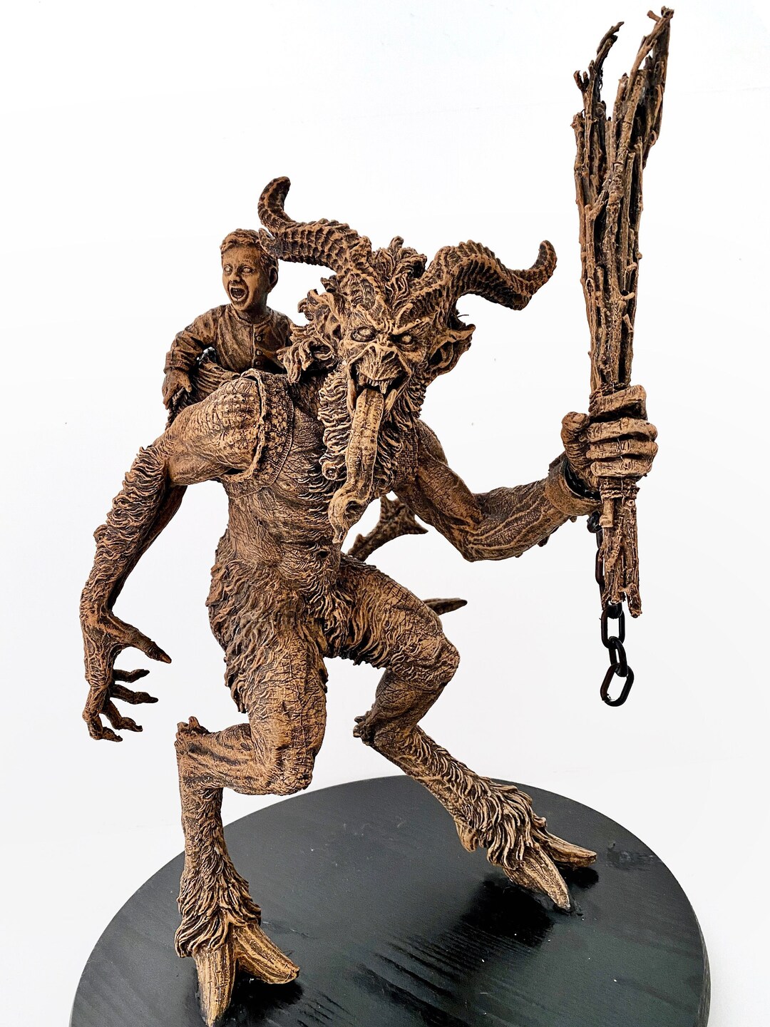 Krampus Statue, Large Version, Hand Painted Resin Sculpture | Mythical ...