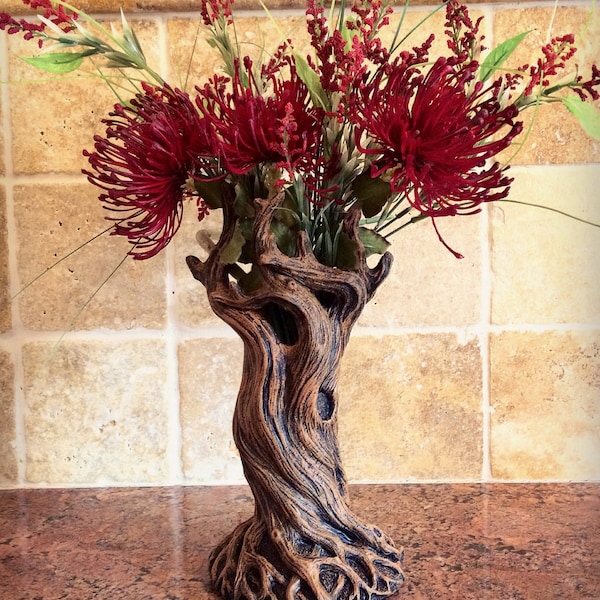 Log Vase - Etsy