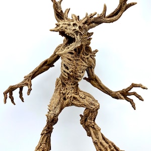 Leshen/ Wendigo Statue, Hand Painted Resin Sculpture | Mythical ...
