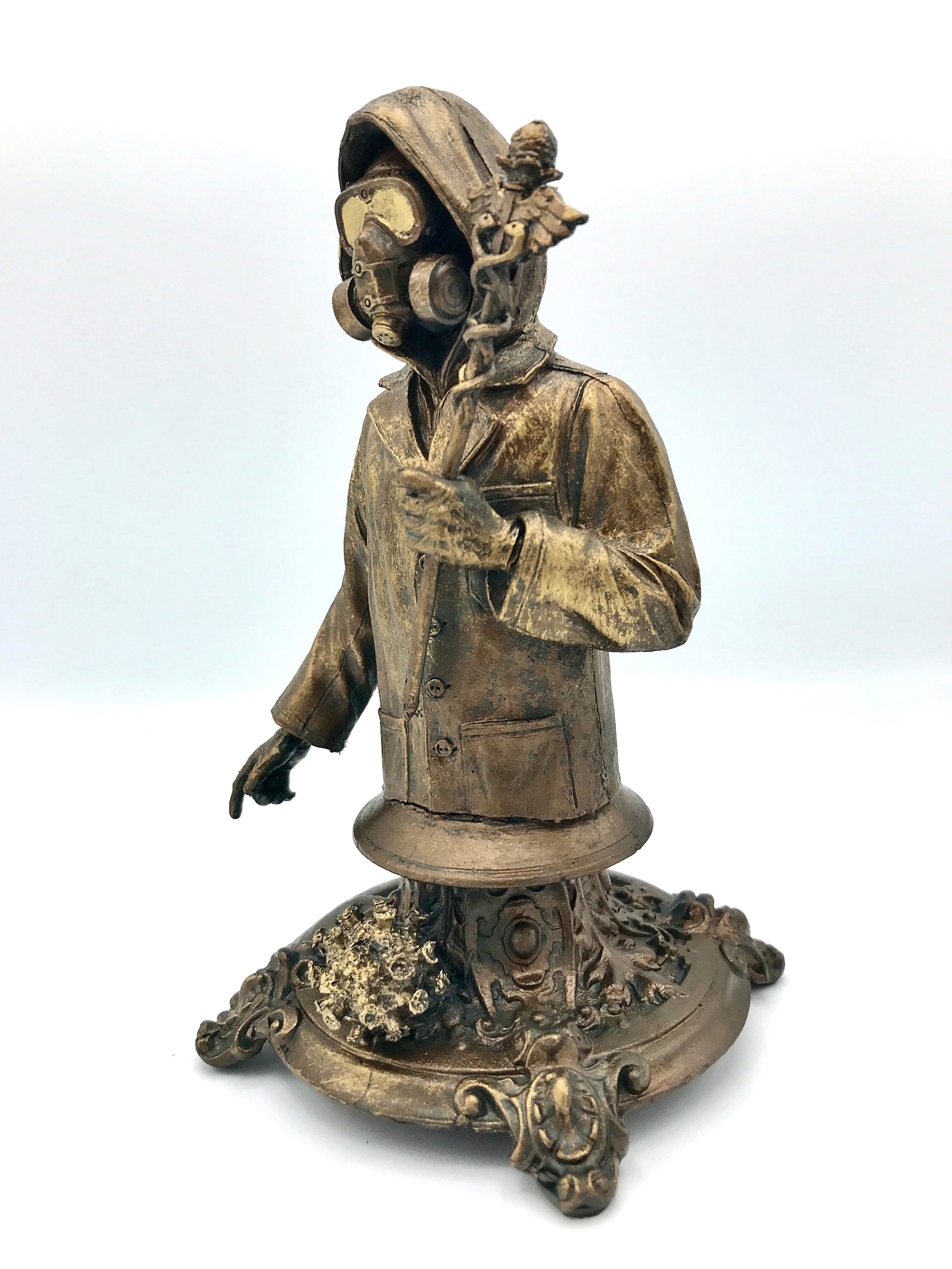 Healthcare Worker Bust Bronze Finish Doctors Without Borders - Etsy