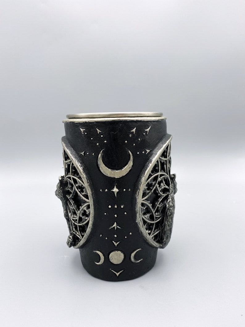 Cat and Gothic Cathedral Window Mug | Etsy