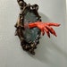 Spectral Hand Wall Plaque, Blood Red Resin Sculpture | Victorian Gothic ...
