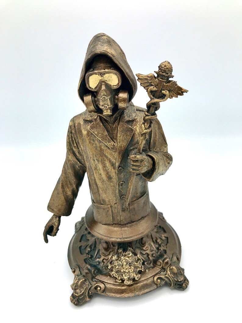 Healthcare Worker Bust Bronze Finish Doctors Without Borders - Etsy