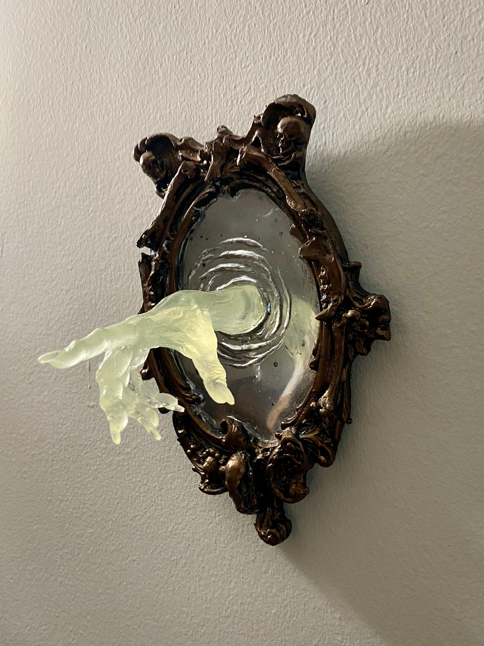 Spectral Hand Wall Plaque, Glow in the Dark - Etsy