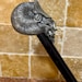 Nautilus Ammonite Cane, Hand Sculpted Walking Stick | Nautical Fossil ...