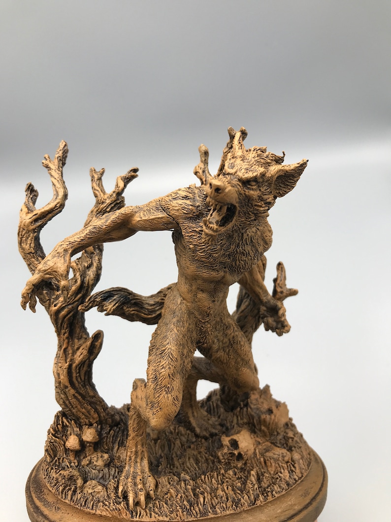 Werewolf Statue - Etsy