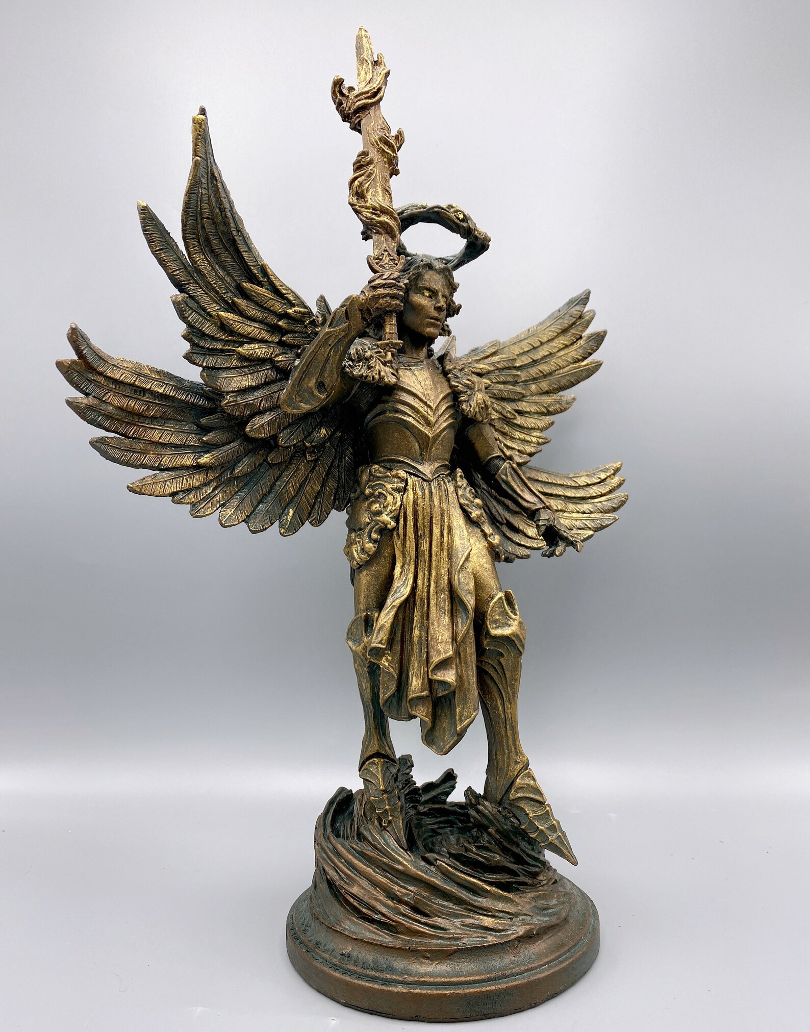 Saint Michael the Archangel Statue - Etsy