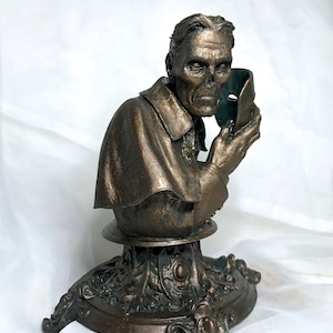 Phantom of the Opera Bust, Hand Painted Resin Sculpture |. Halloween ...