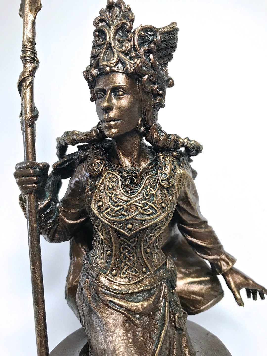 Freya Bust, Hand Painted Resin Sculpture | Norse Mythology Figurine ...