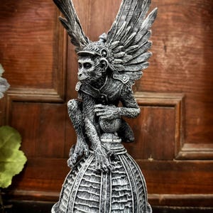 Flying Monkey Statue, Hand Painted Resin Sculpture | Mythical Creature ...