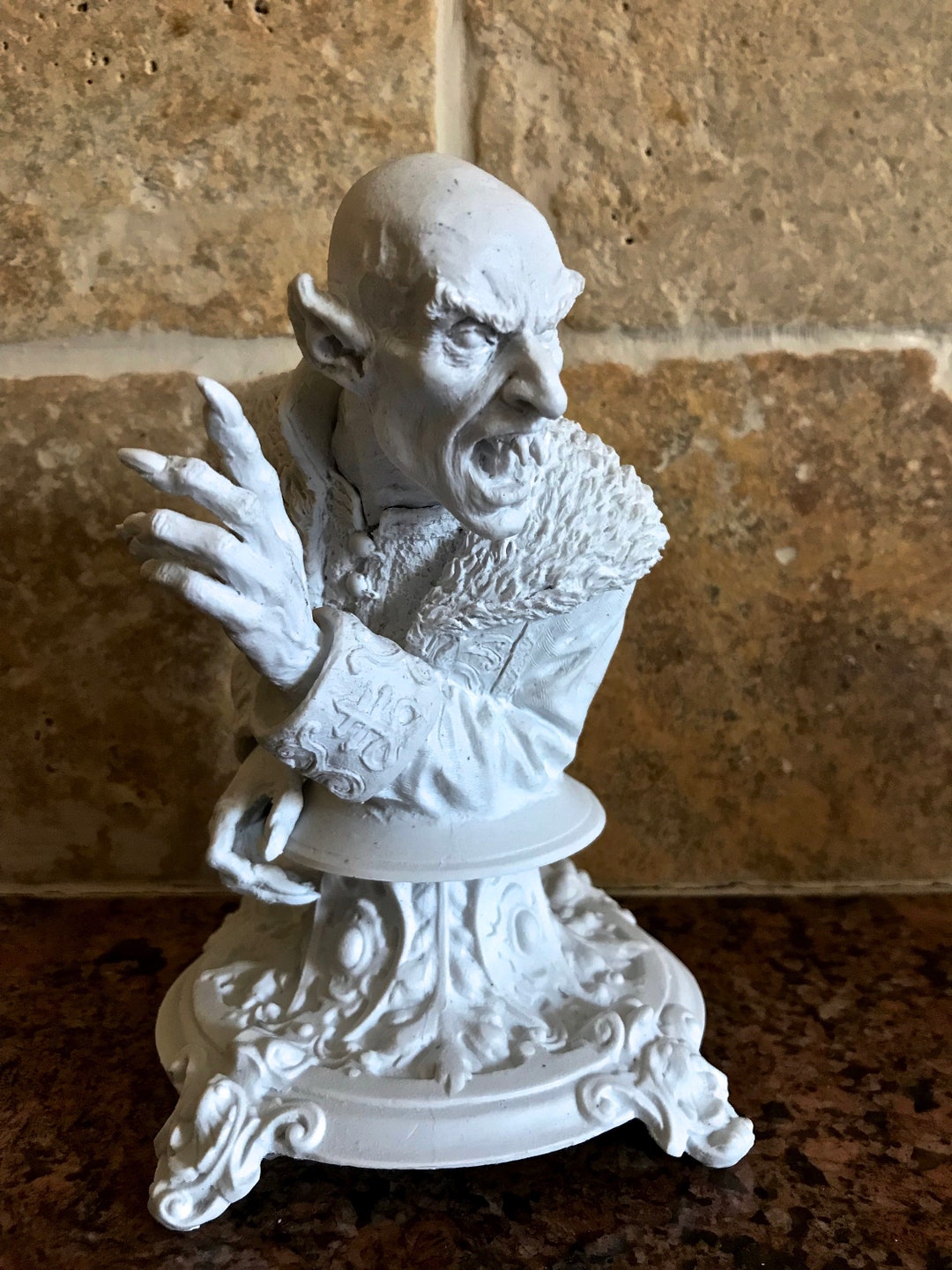 Dracula: Nosferatu Bust,resin Sculpture | Legendary Vampire Figurine ...