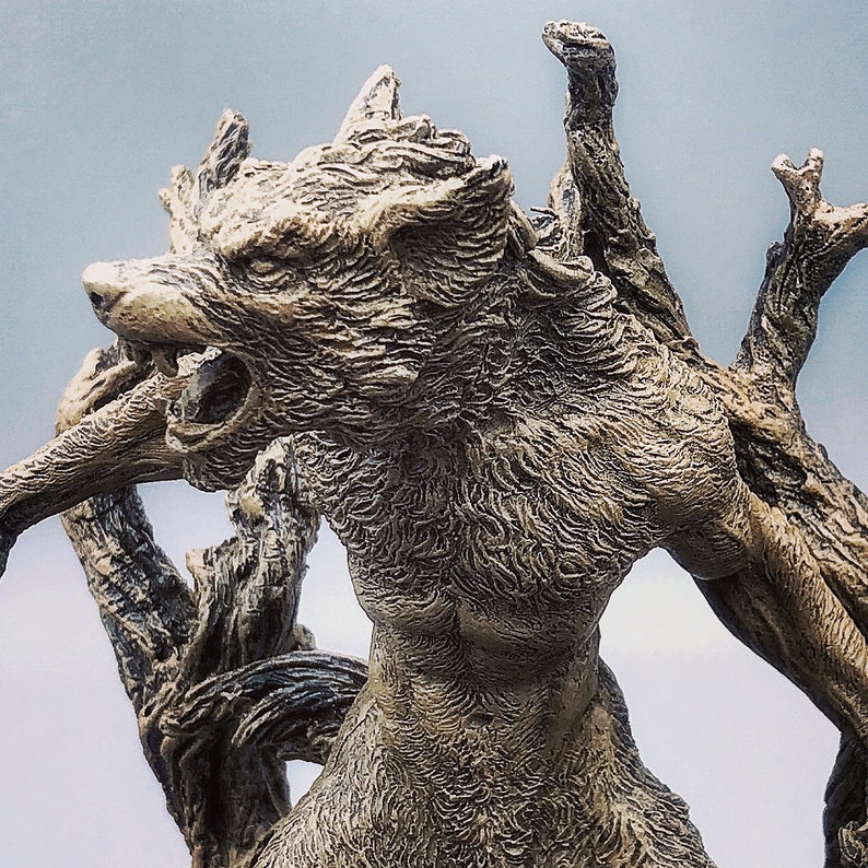Werewolf Statue - Etsy