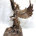 Phoenix Statue, Hand Painted Resin Sculpture | Mythical Creature Art ...