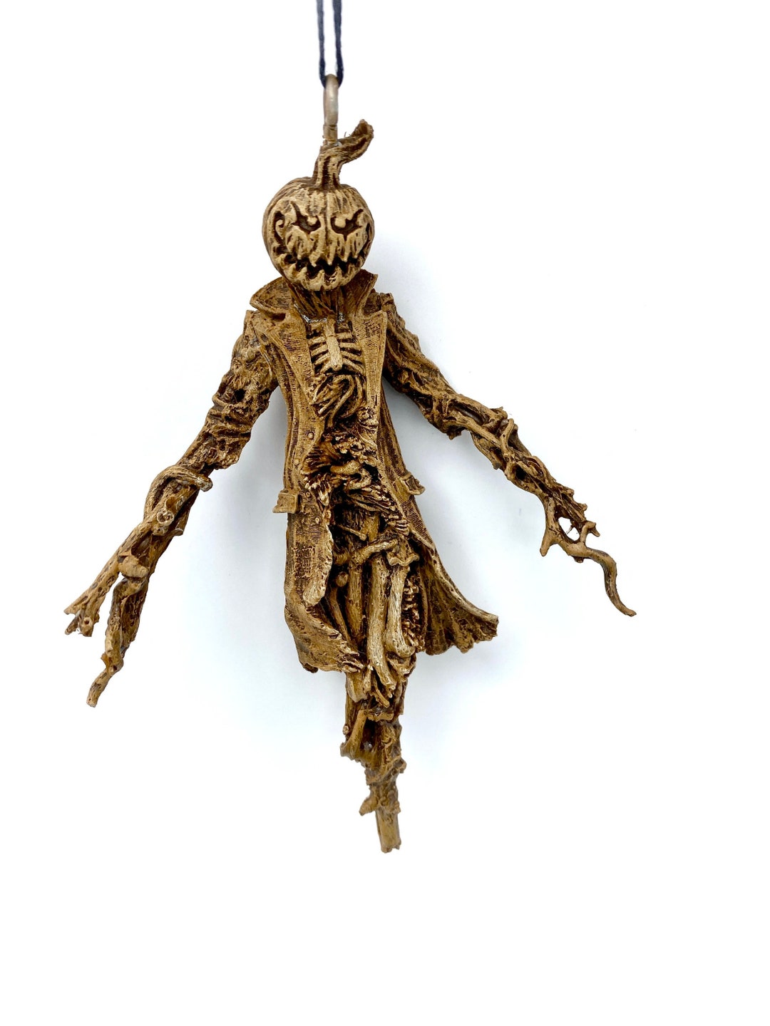 Scarecrow Ornament, Jack O' Lantern Version Gothic Halloween Nightmare ...