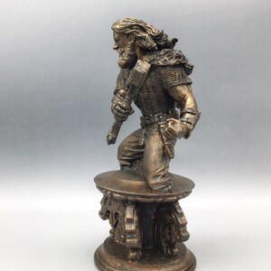 Thor Bust, Hand Painted Resin Sculpture | Norse Mythology Figurine ...