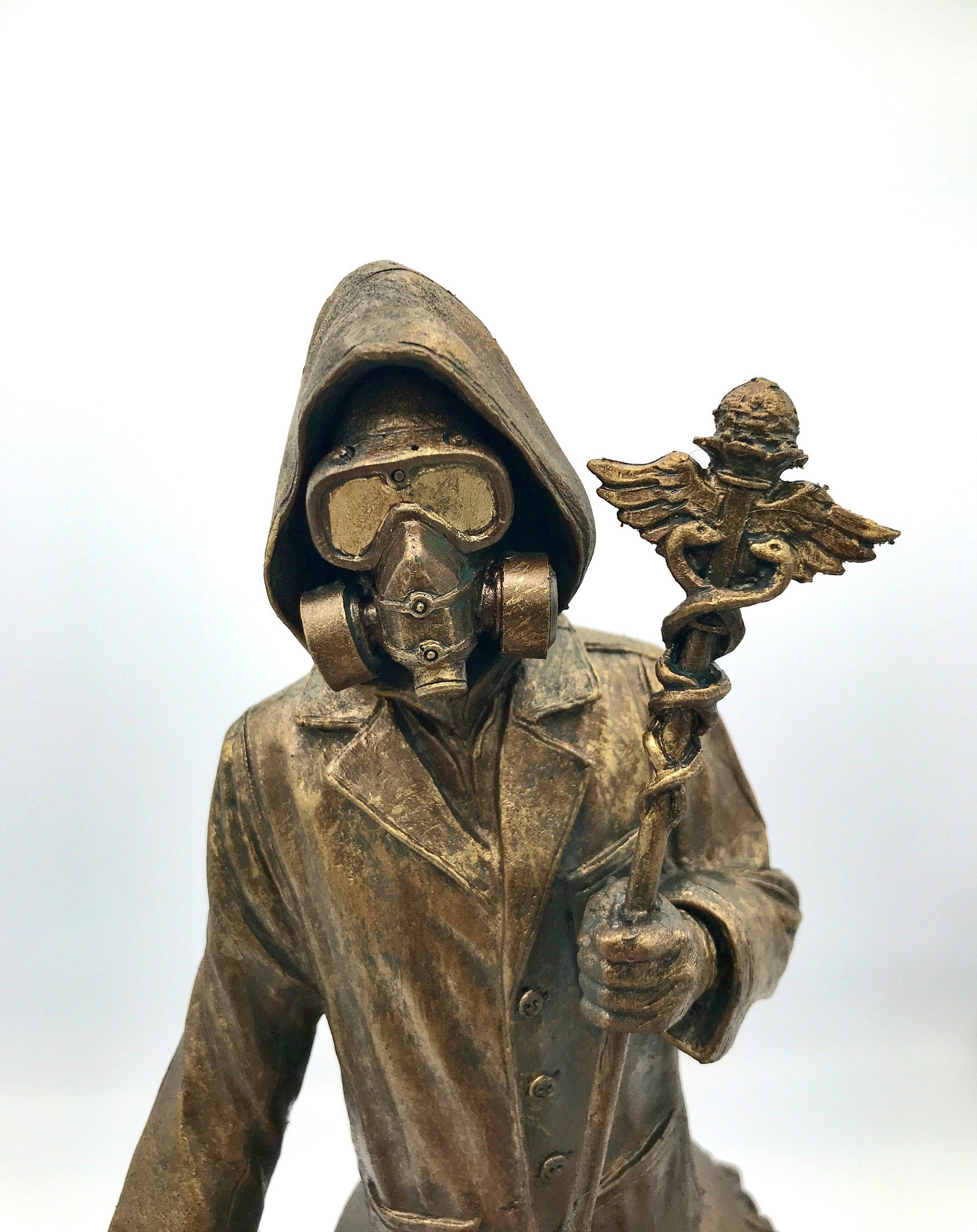 Healthcare Worker Bust Bronze Finish Doctors Without Borders - Etsy