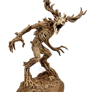 Leshen/ Wendigo Statue, Hand Painted Resin Sculpture | Mythical ...