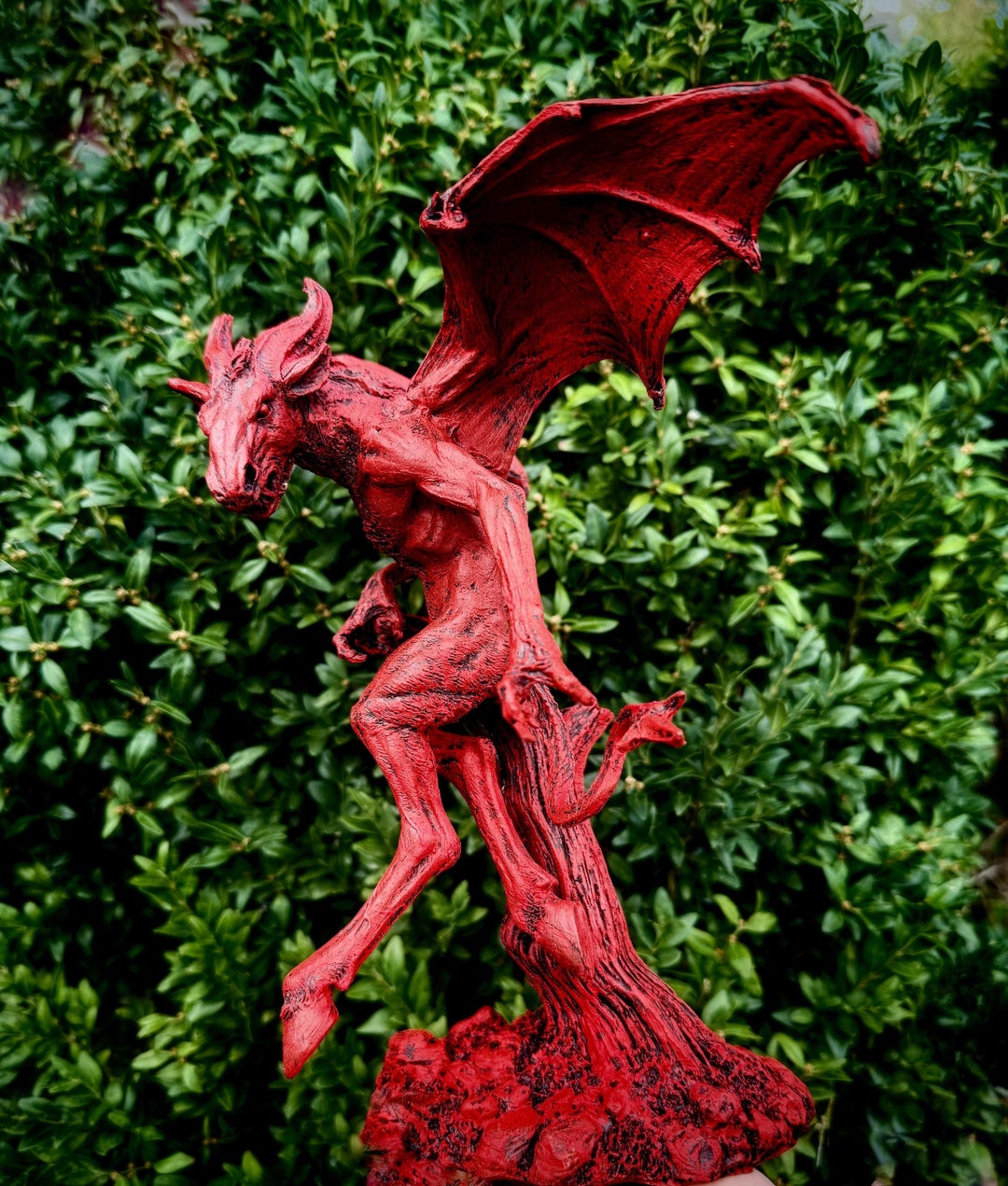 Jersey Devil Statue, Hand Painted Resin Sculpture | Cryptozoology ...