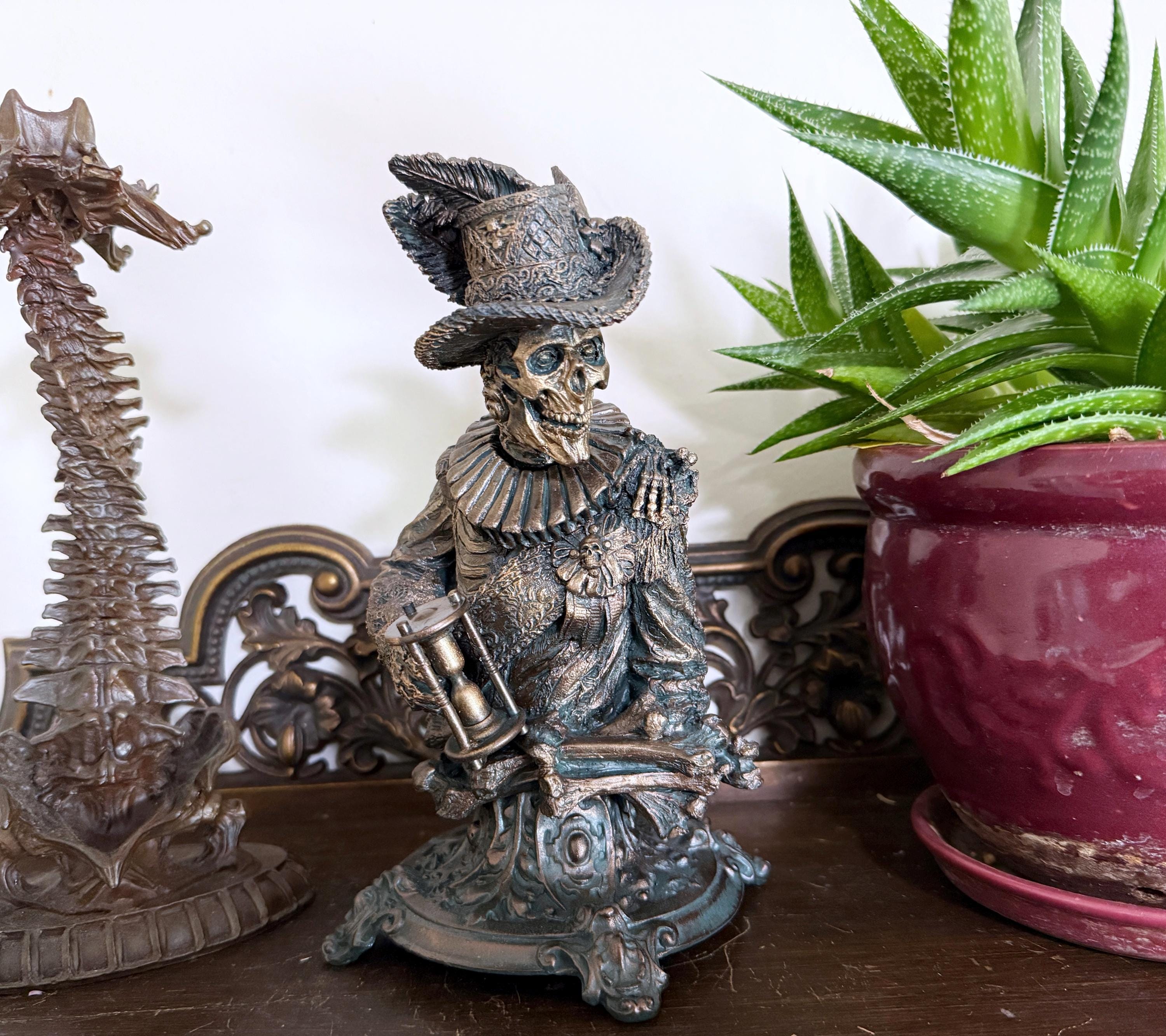 Masque of the Red Death Bust, Hand Painted Resin Sculpture | Edgar ...