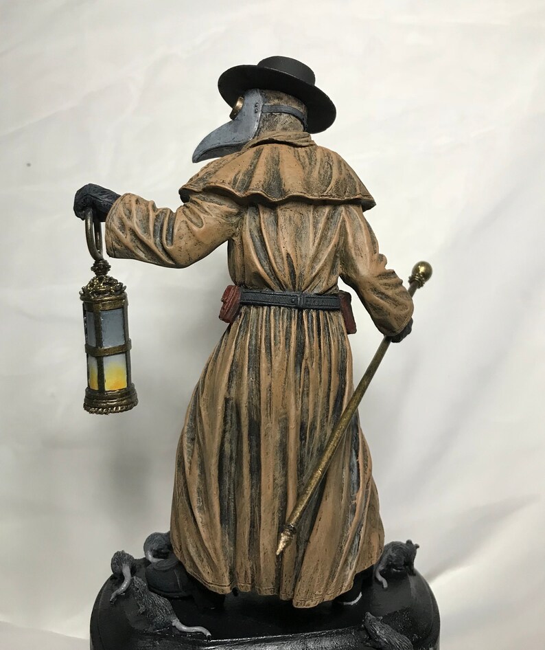 Plague Doctor Statue Full Color - Etsy