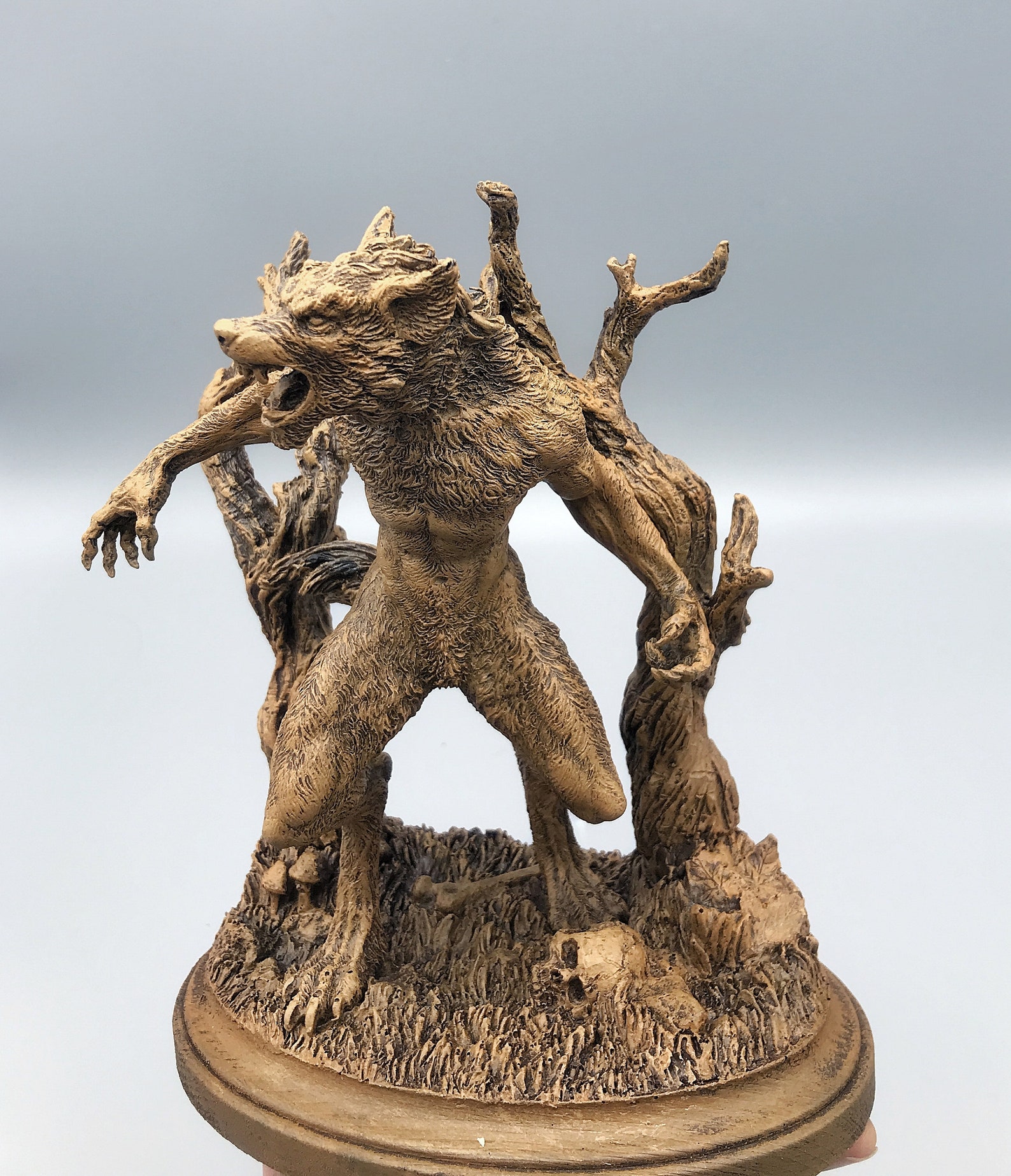 Werewolf Statue | Etsy
