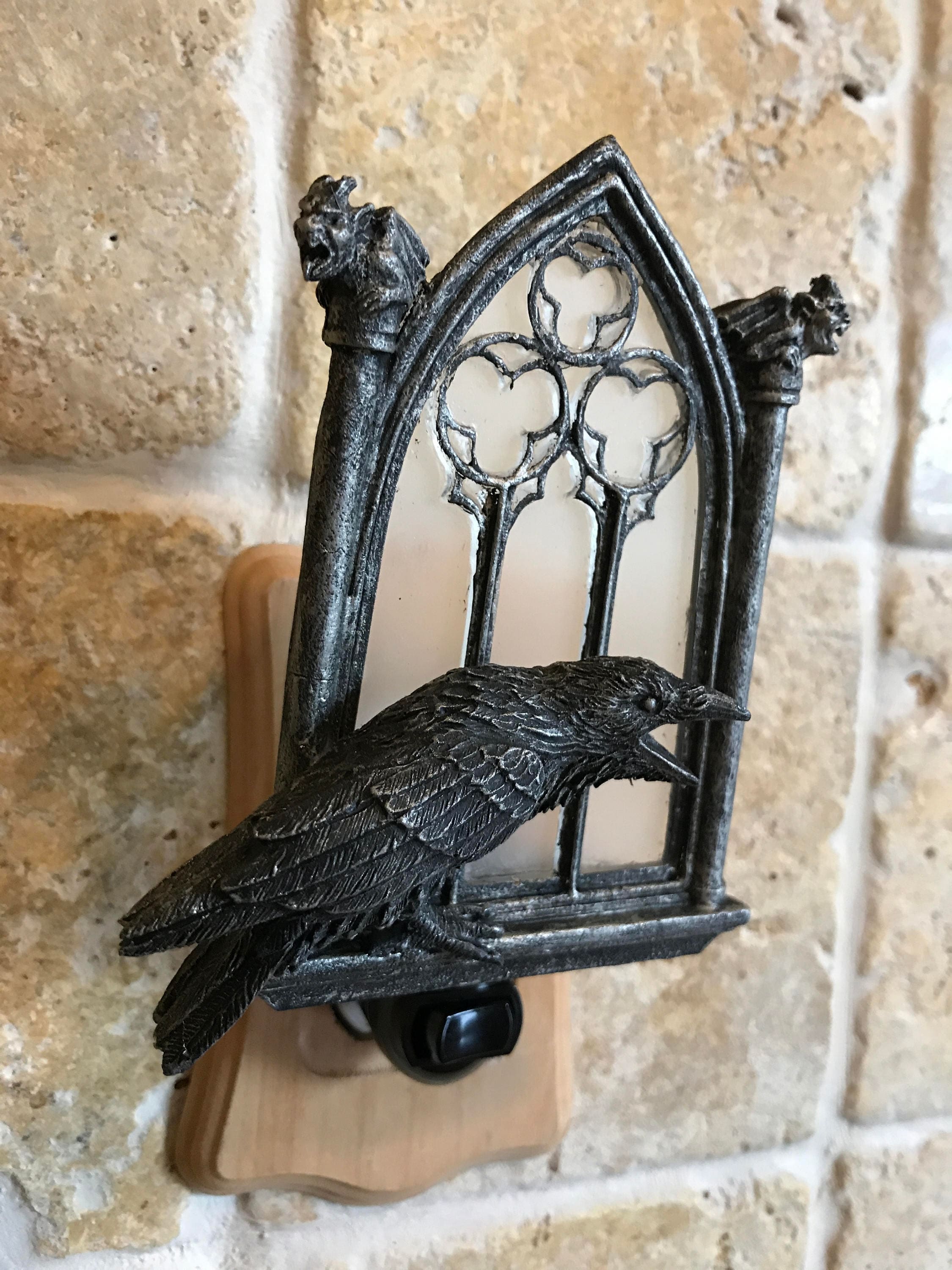 Night Lights Raven and Window Nightlight Lighting Home & Living etna.com.pe