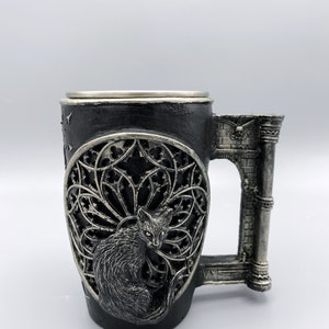 Cat and Gothic Cathedral Window Mug - Etsy