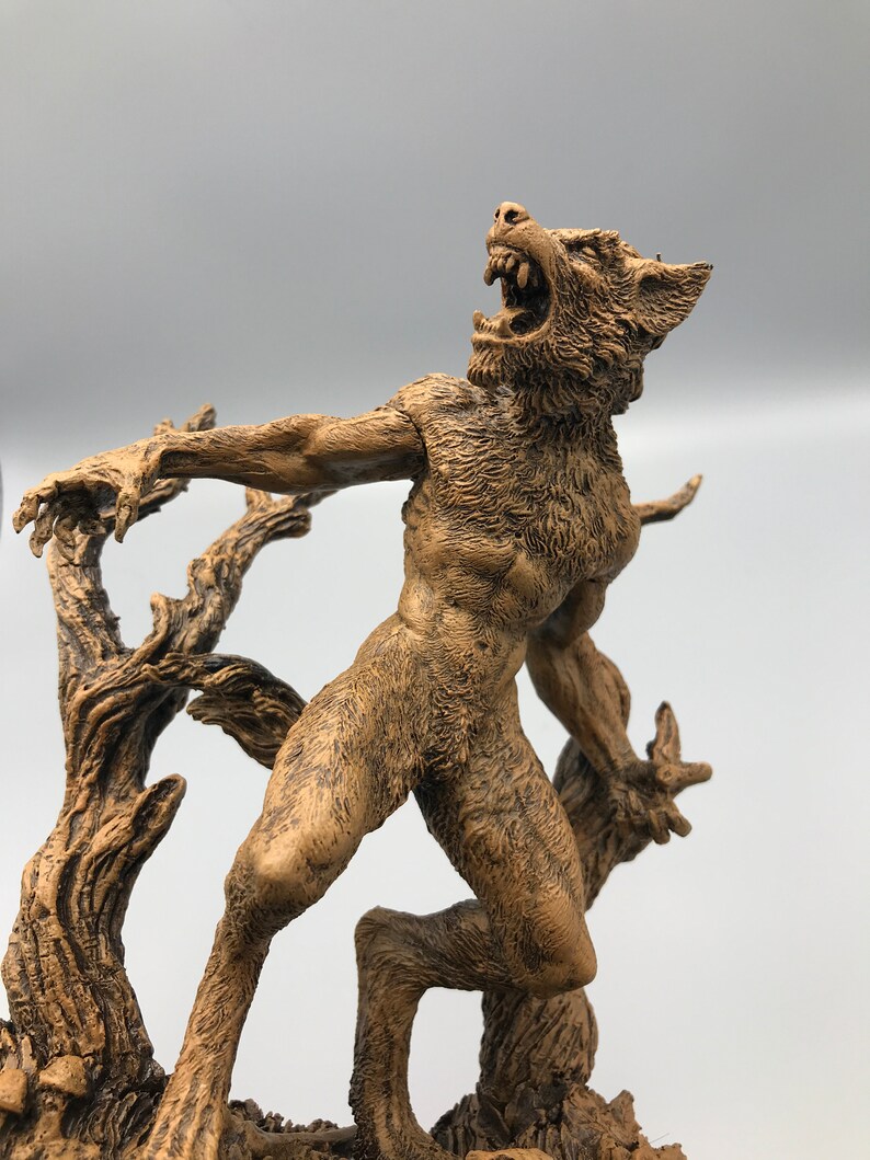 Werewolf Statue - Etsy