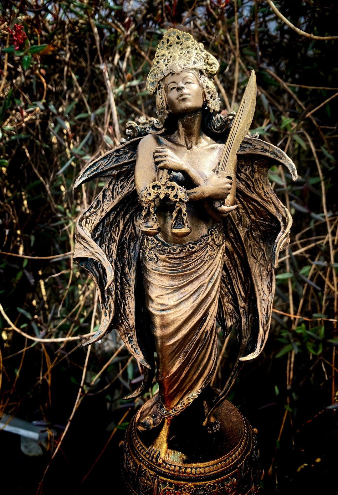 Nemesis/ Themis Statue: Goddess of Justice and Vengeance | Mythological ...