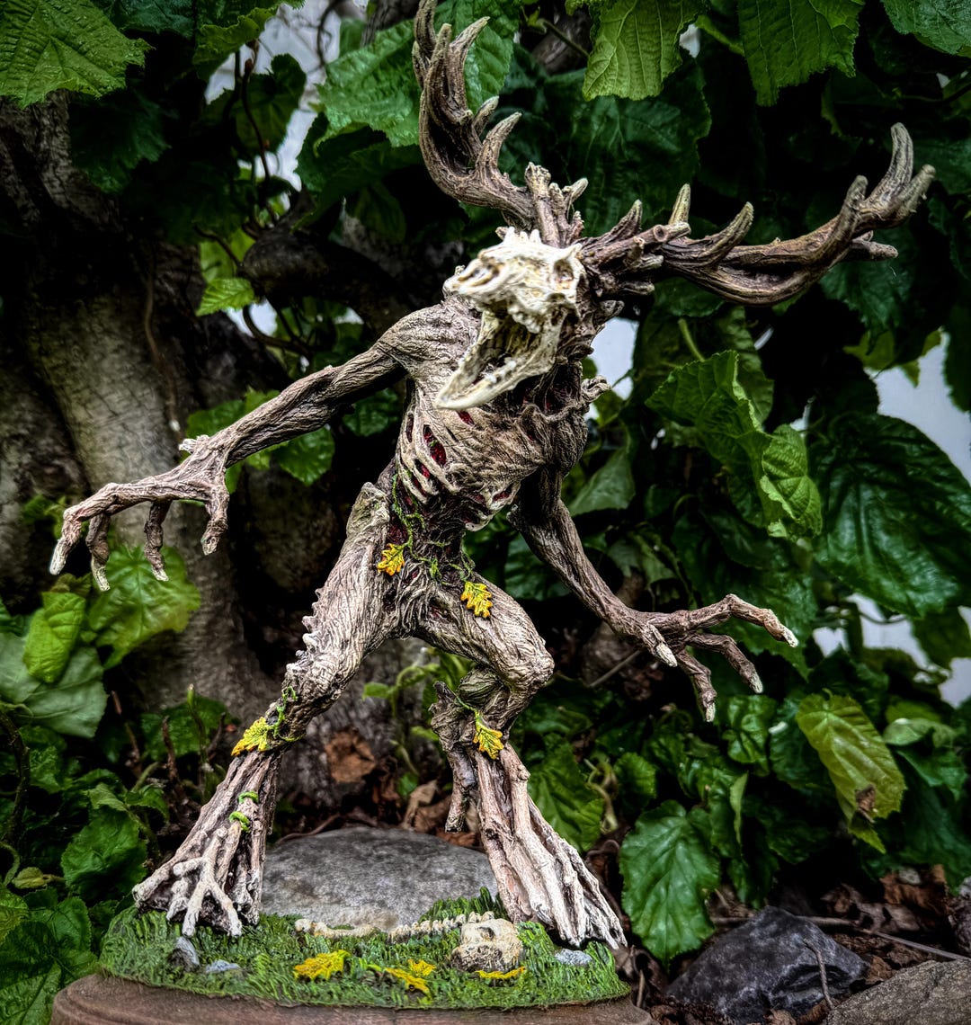 Leshen/ Wendigo Statue, Full Color Sculpture | Mythical Creature ...