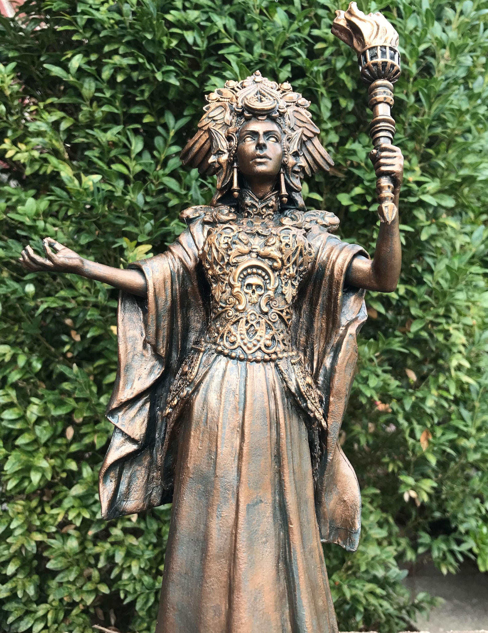 Hecate Goddess of Witchcraft and Magic Statue - Etsy
