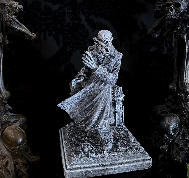 Dracula: Nosferatu Statue,resin Sculpture | Legendary Vampire Figurine ...